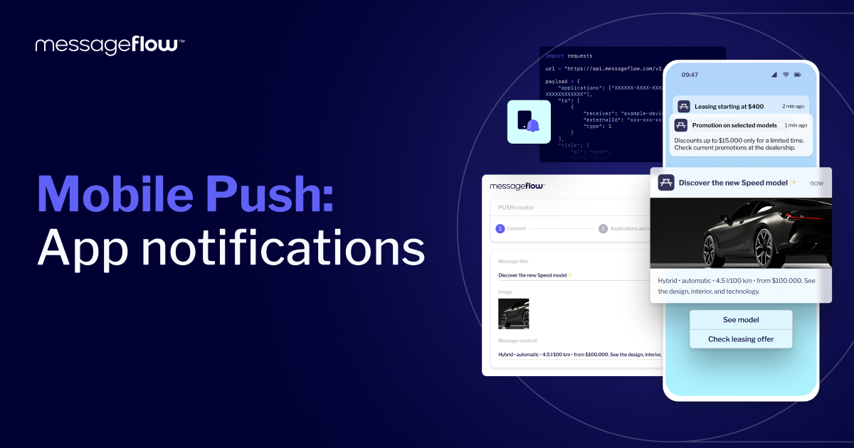Mobile Push Notifications for Apps | MessageFlow